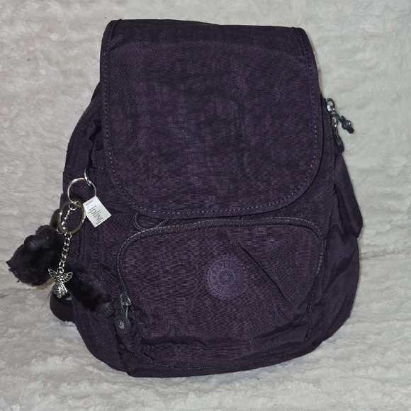 Kipling | Bags | Kipling Purple Corduroy Backpack With Multiple ...